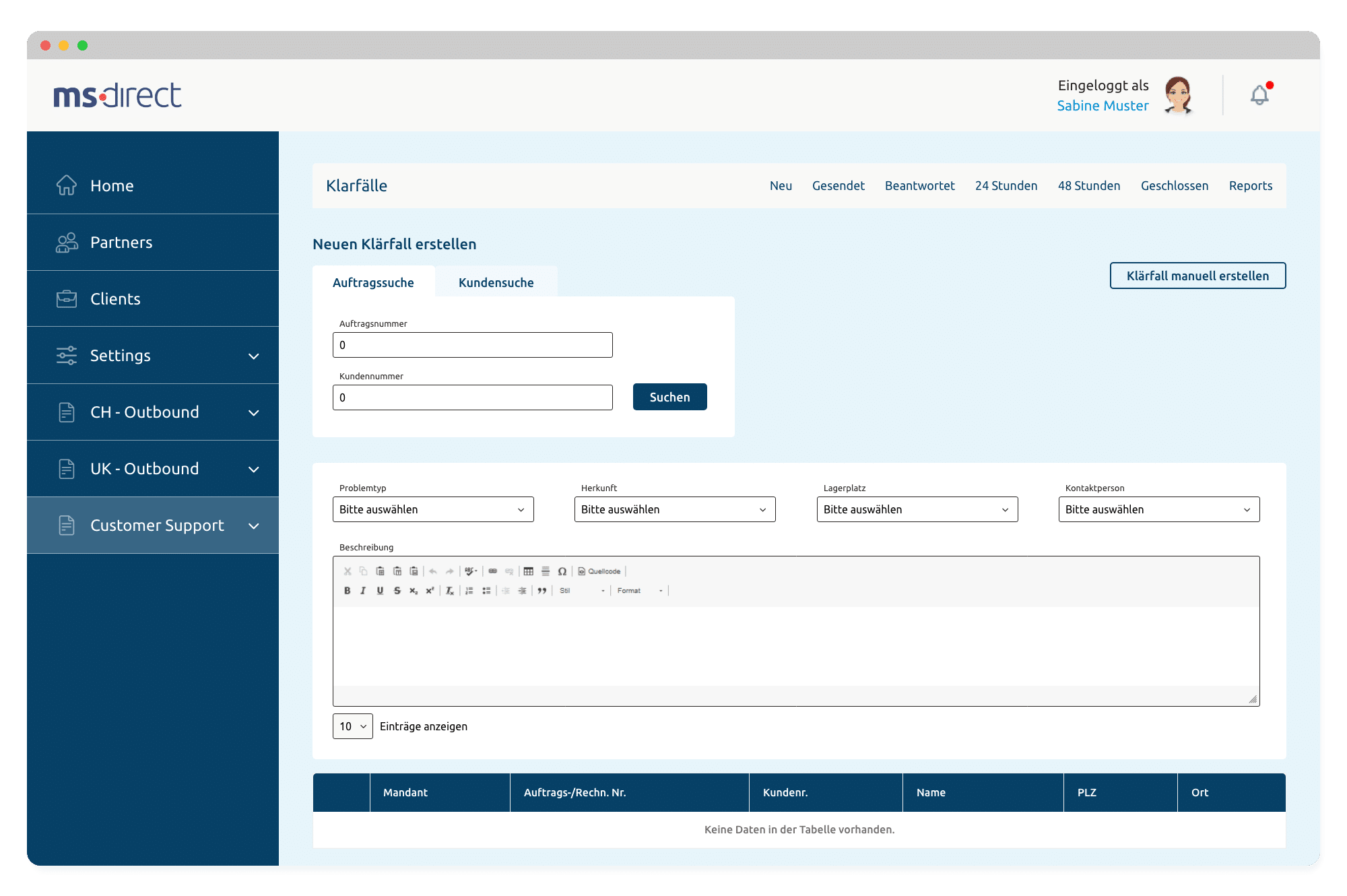 Cross-border Portal für den E-Commerce | MS Direct